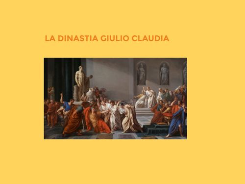 Book Creator - Gli imperatori della dinastia Giulio Claudia