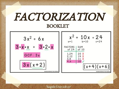 Book Creator | Factorization