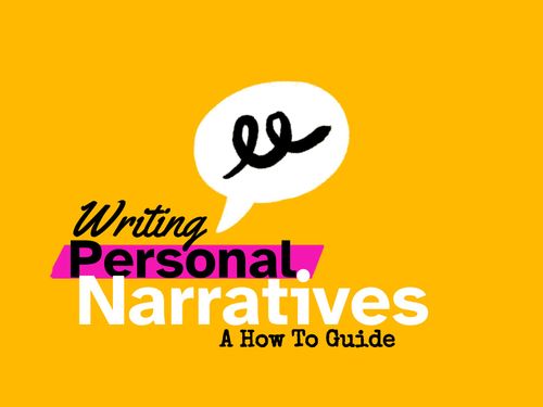 Book Creator | Personal Narrative Template