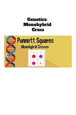 Book Creator | GENETICS: MONOHYBRID CROSS