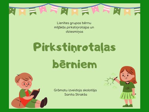 Book Creator | Pirkstiņrotaļas