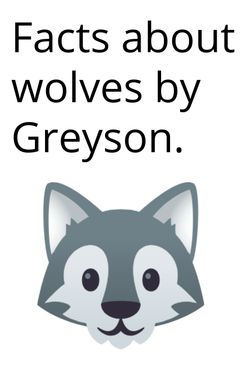 Book Creator | Wolves