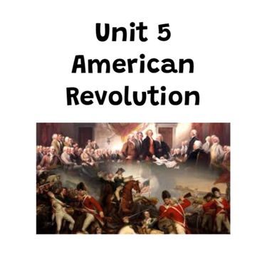 Book Creator | Unit 5 American Revolution