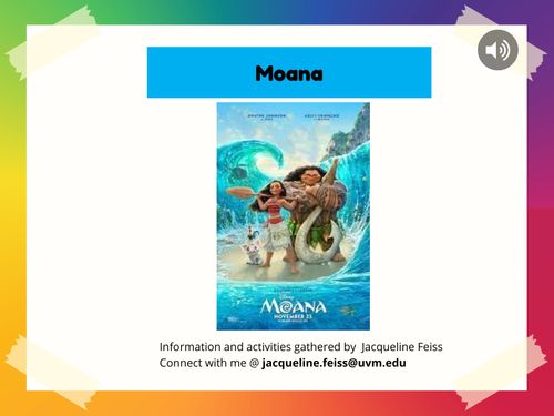 Book Creator | Emergent Literacy Moana Unit