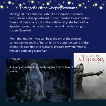 Book Creator | The legend of the weeping woman