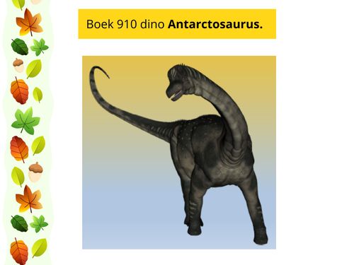 Book Creator | Boek 910 dino Antarctosaurus