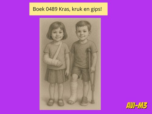 Book Creator | Boek 0489 Kras, kruk en gips