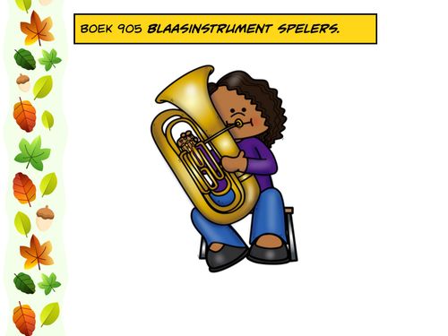 Book Creator | Boek 905 blaasinstrument spelers
