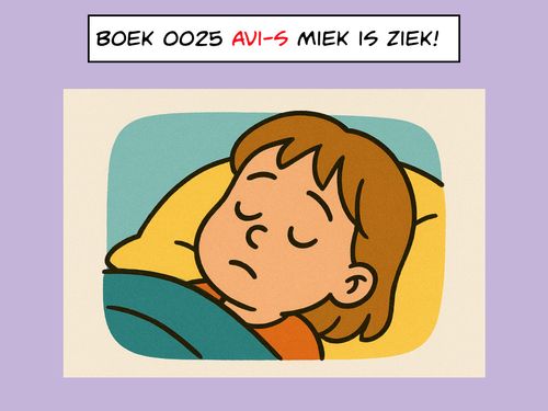 Book Creator | Boek 0025 Miek is ziek!