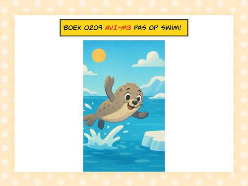 Book Creator | Boek 0209 avi-M3 Swim de zeehond!