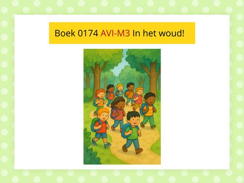 Book Creator | Boek 0174 AVI-M3 In het woud