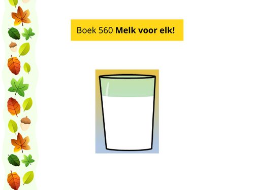Book Creator | Boek 560 MELK VOOR ELK