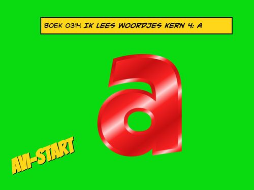 Book Creator | Boek 0314 lees woordjes K4: a