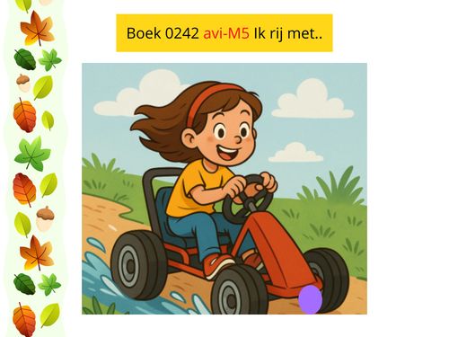 Book Creator | Boek 0242 avi-M5 ik rij met..