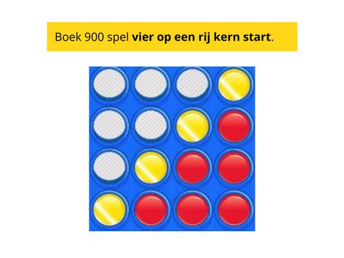 Book Creator | Boek 900 vier op een rij kern start