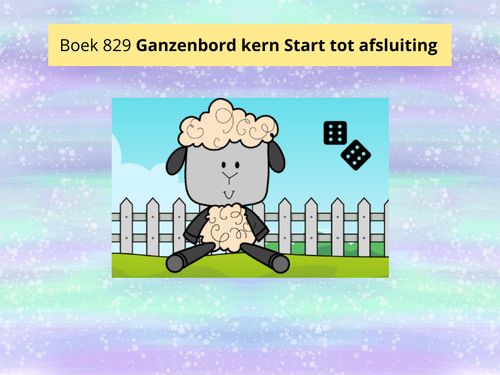 Book Creator | Boek 829 Ganzenspel kern start tot afsluiting.