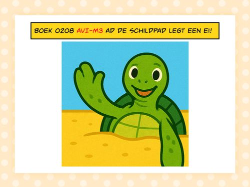 Book Creator | Boek 0208 avi-M3 Ad de schildpad!