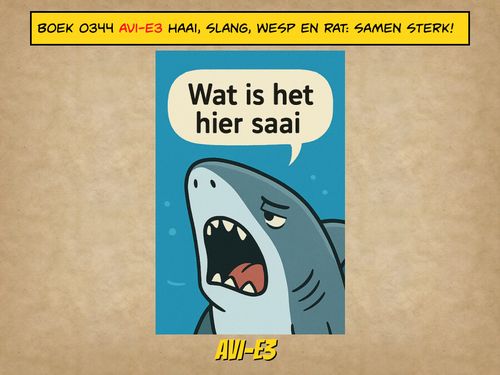 Book Creator | Boek 0344 avi-E3 Een haai in de baai!