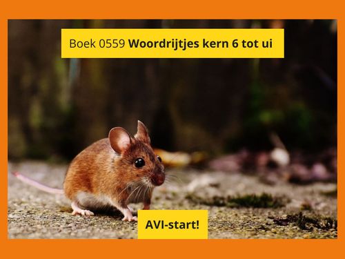 Book Creator | Boek 0559 Woordrijtjes kern 6 tot ui