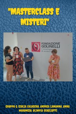 Book Creator | MASTERCLASS E MISTERI