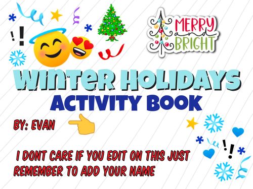 Book Creator | Winter fun