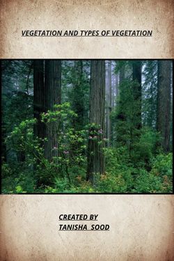 Book Creator | VEGETATION AND ITS TY[ES