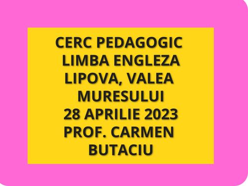 Book Creator | CERC PEDAGOGIC LIMBA ENGLEZA LIPOVA, VALEA MURESULUI 28 ...
