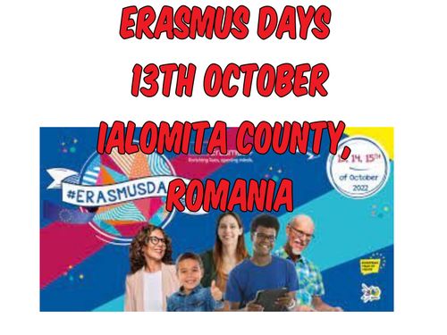 Book Creator | ERASMUS DAYS 2022, IALOMITA, ROMANIA