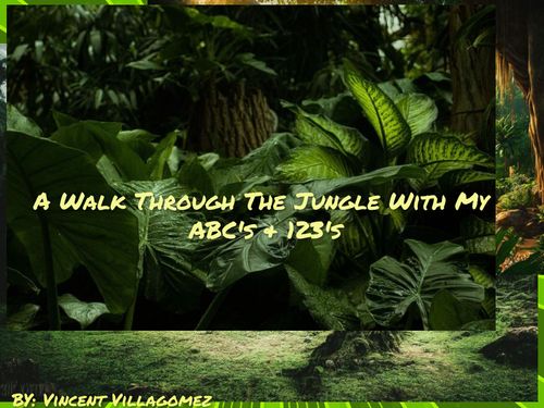 Book Creator | A Walk Through the Jungle with My ABC's & 123's