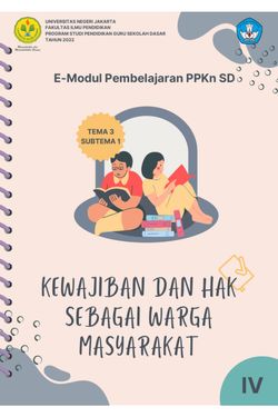 Book Creator | E-Modul PPKn Kelas IV Tema 3 Subtema 1