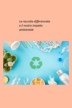 Book Creator | La raccolta differenziata e il nostro impatto ambientale