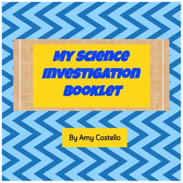 Book Creator | My Science Investigation Booklet