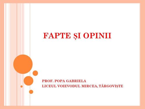 Book Creator | FAPTE ȘI OPINII