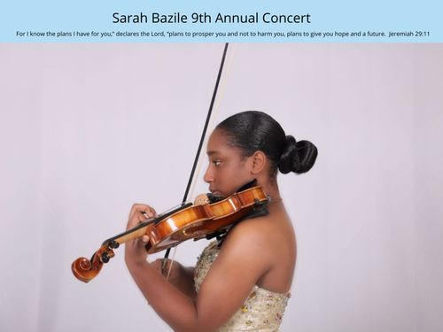 Book Creator | Sarah Bazile's 9th Annual Concert