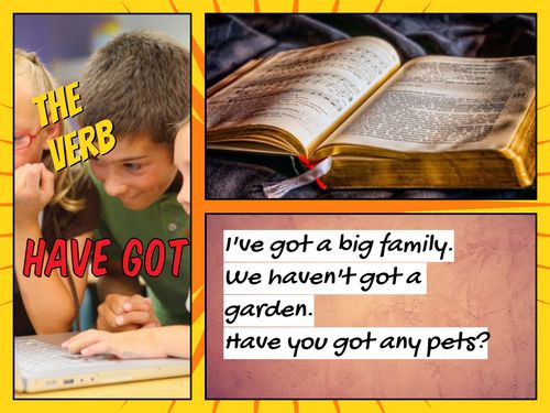 Book Creator | The Verb Have Got