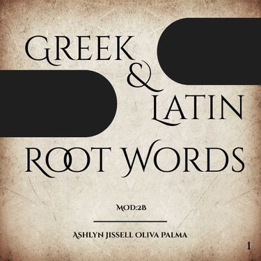 Book Creator | Greek & Latin Root Words