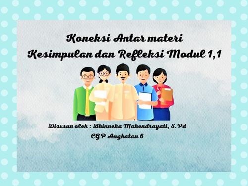 Book Creator | 11.a.8 Koneksi Antar Materi-Kesimpulan dan Refleksi Modul 1.1