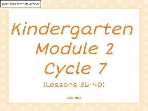 Book Creator | K Module 2 Cycle 7