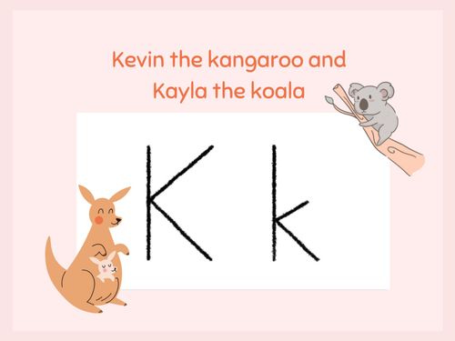 Book Creator | Letter K story book
