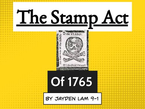 Book Creator | Stamp Act Comic
