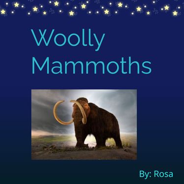 Book Creator | Wooly Mammoths
