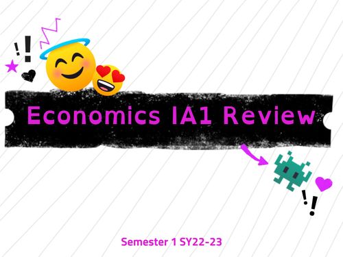 Book Creator | Economics IA1 Review