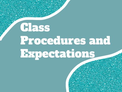 Book Creator | Class Procedures and Expectations