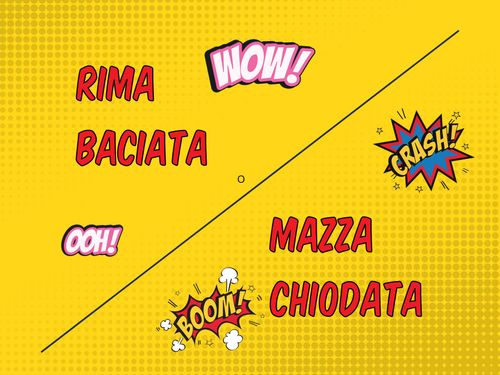 Book Creator | RIMA BACIATA O MAZZA CHIODATA?