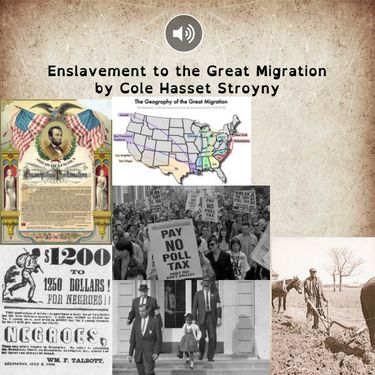 Book Creator | Enslavement to the Great Migration
