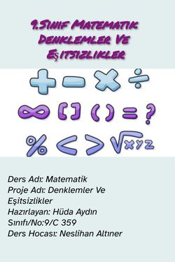 Book Creator | Matematik Ödevi