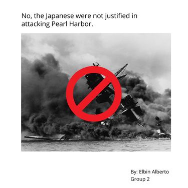 Book Creator | The Japanese Were Not Justified to Attack Pearl Harbor
