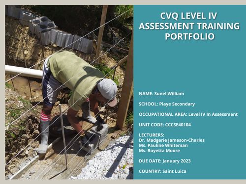 Book Creator | CVQ Level 4 Assessment