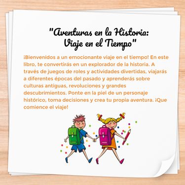 Book Creator | Aventuras en la Historia: Viaje en el Tiempo