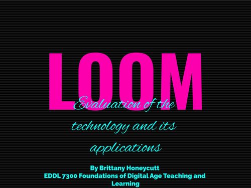 Book Creator | Evaluation of Loom
